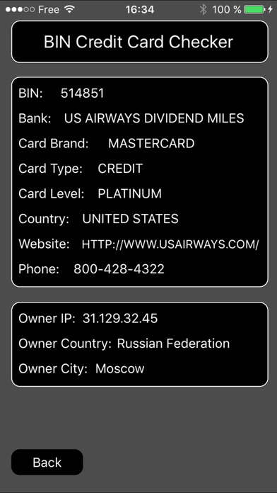 App Shopper: BIN Credit Card Checker (Utilities) App Shopper: BIN Credit Card Checker (Utilities)