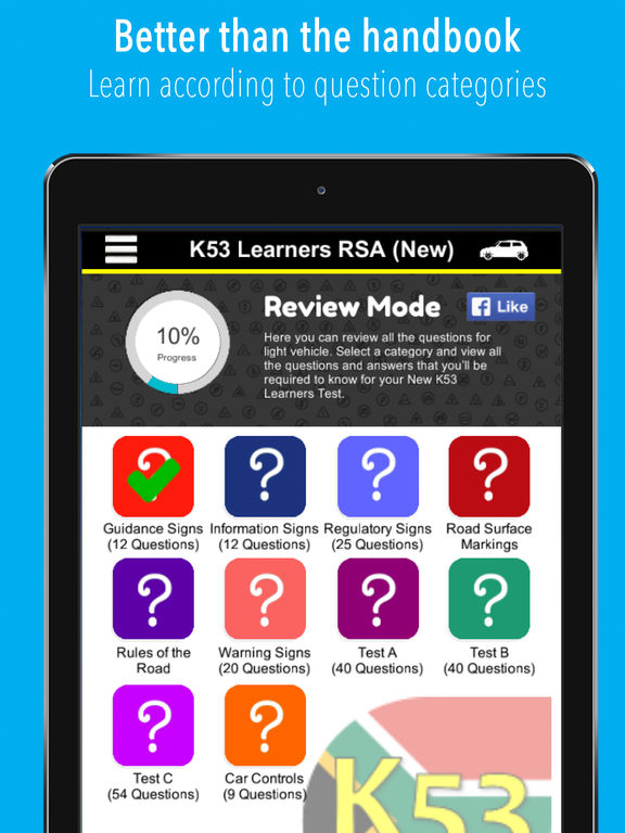 App Shopper: K53 Learners RSA (New) (Education) App Shopper: K53 Learners RSA (New) (Education)
