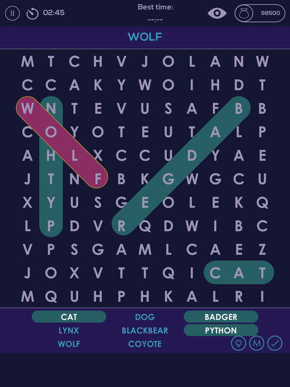 Word Search Full Version Find Hidden Words Puzzle Brain Daily 