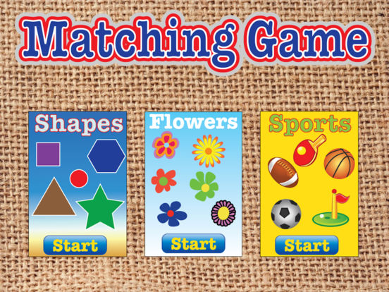 Matching Game Set 1 on the App Store