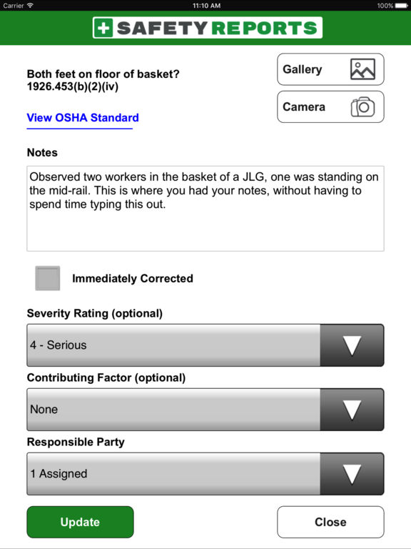 Safety Reports Mobile Inspection App on the App Store
