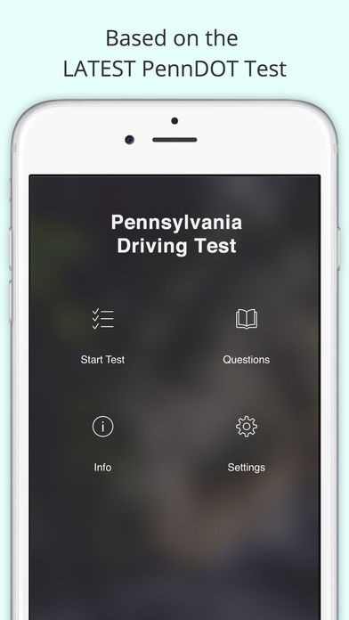 Pennsylvania Driving Test 2017 - Practice Question on the App Store