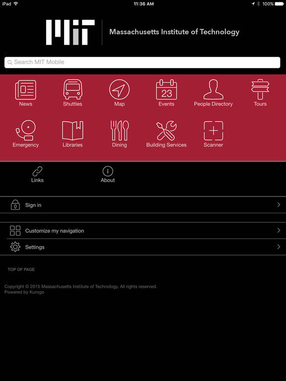 MIT Mobile on the App Store