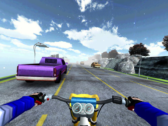 3D First Person Motorcycle Rider - eXtreme Traffic Highway Bike Racer ...