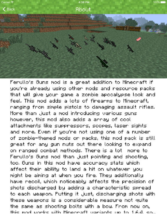 GUNS MOD FOR MINECRAFT PC EDITION - POCKET GUIDE Tips, Cheats, Vidoes ...
