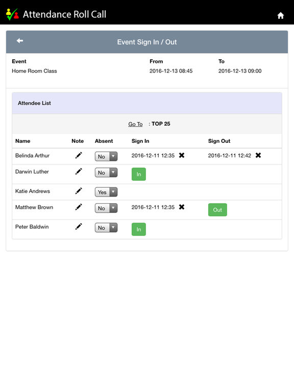 App Shopper: Attendance Roll Call (Productivity)